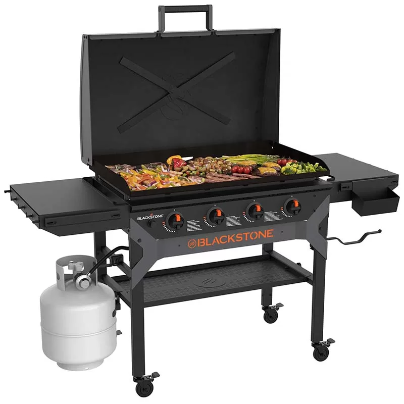Iron Forged 36in Griddle Cooking Station W/Hood and Omnivore Top - Ks ...