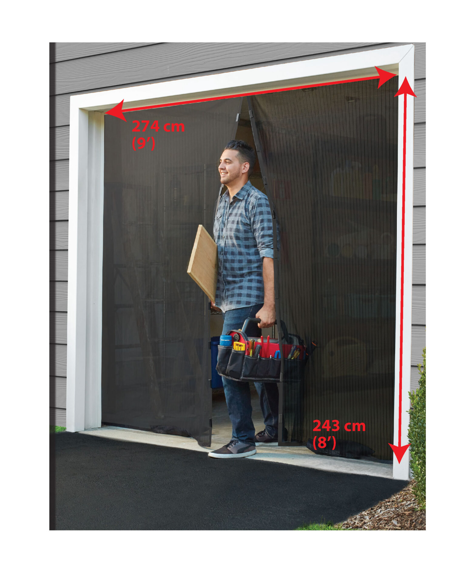 Magic Mesh Garage Door - Ks Products