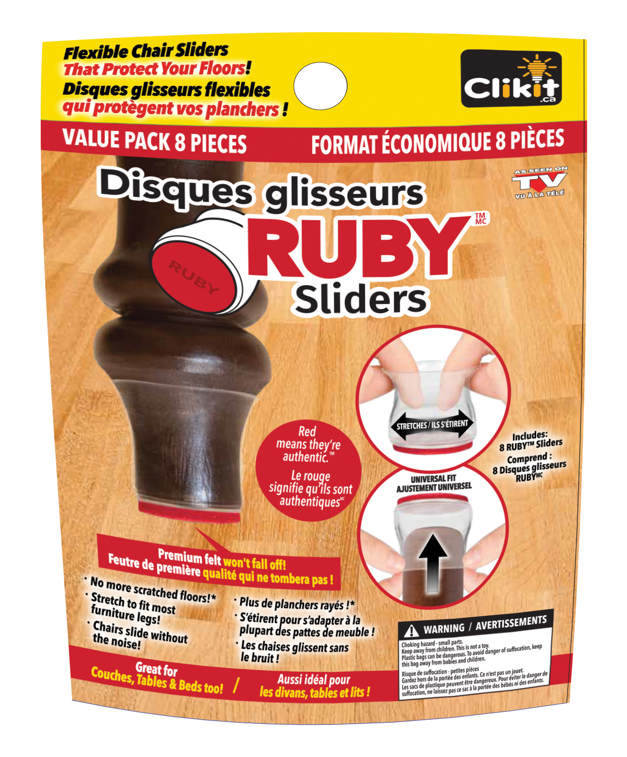 Ruby Sliders 2/pack - Ks Products