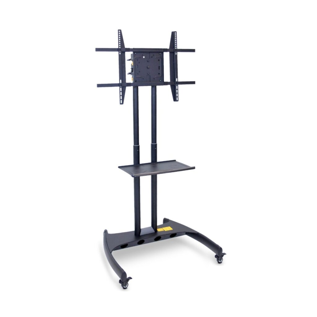 Luxor Adjustable Flat Panel Cart with Swivel Mount - Ks Products